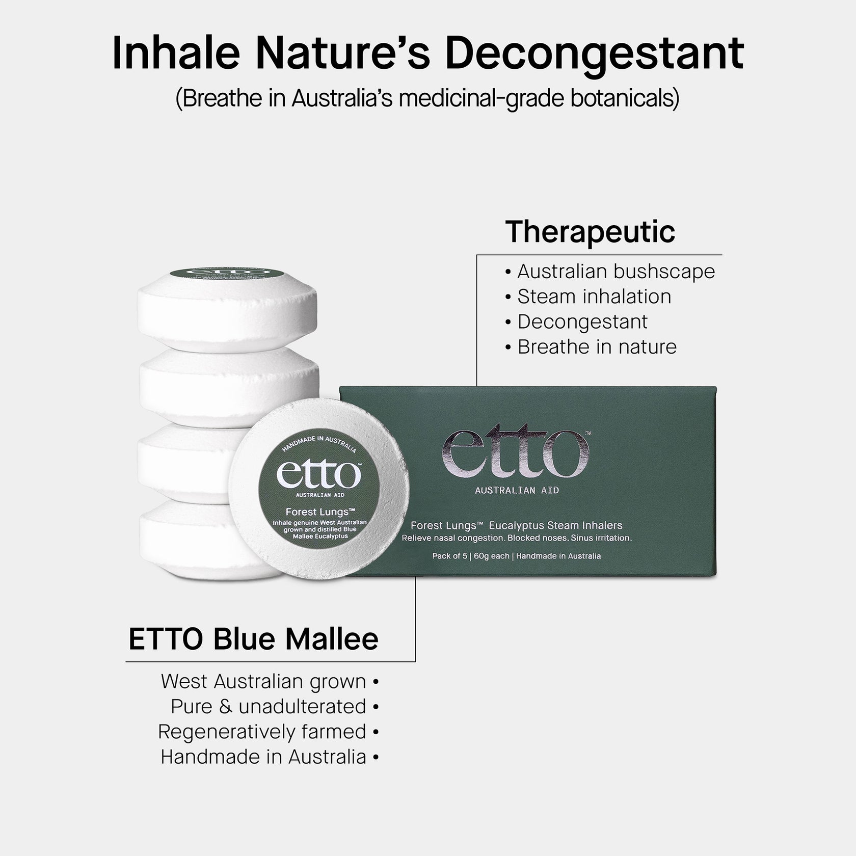 Etto Australia: Forest Lungs™ Steam Inhalers – ettoaustralia