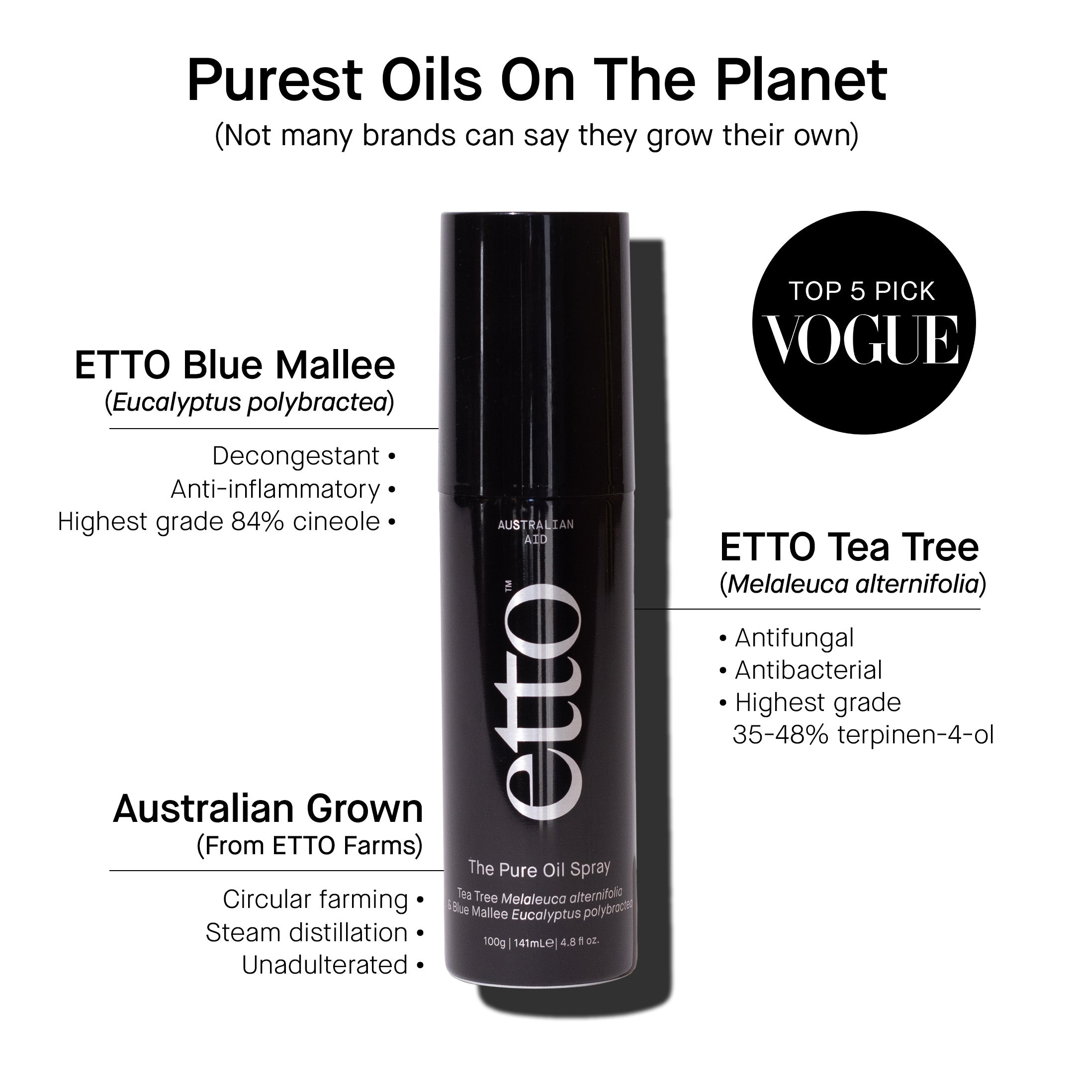 The Pure Oil Body Spray – ettoaustralia